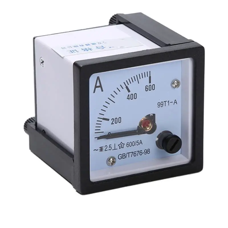 Pointer-type-AC-ammeter-99T1-1A-600A-Analog-Panel-Ammeter-Gauge-Ampere ...
