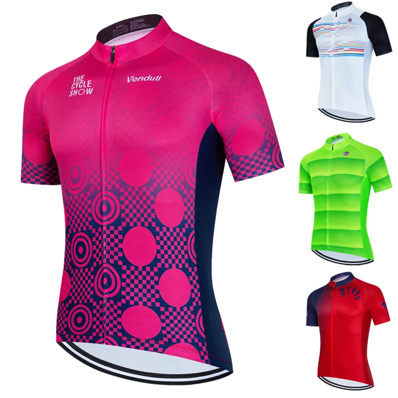 2023-New-Men-Short-Sleeve-Bicycle-Jersey-Summer-Cycling-MTB-Bike-T ...