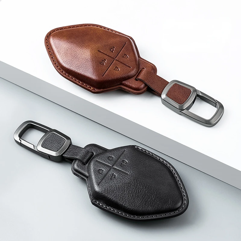 Leather For Changan Deepal S7 SL03 2022 2023 4 Buttons Smart Remote Car ...