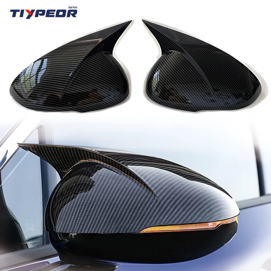 Car-Carbon-Fiber-Rearview-Mirror-Cover-Rear-View-Wing-Protect-Frame ...