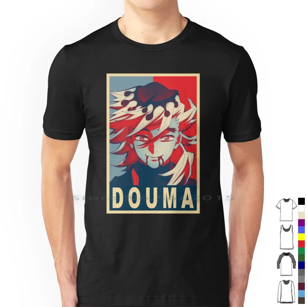 Douma-Poster-Camiseta-100-Algod-o-Kimetsu-N-o-Yaiba-Douma-Dem-nio-Doma ...