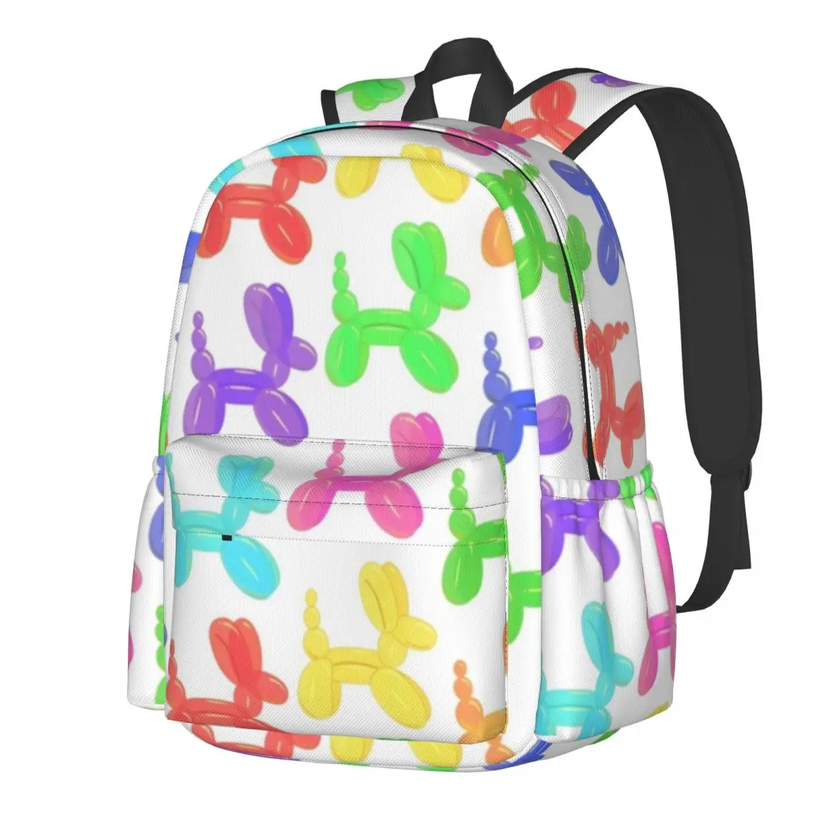 Balloon-Dogs-Backpack-Cute-Animals-Print-Student-Unisex-Polyester ...