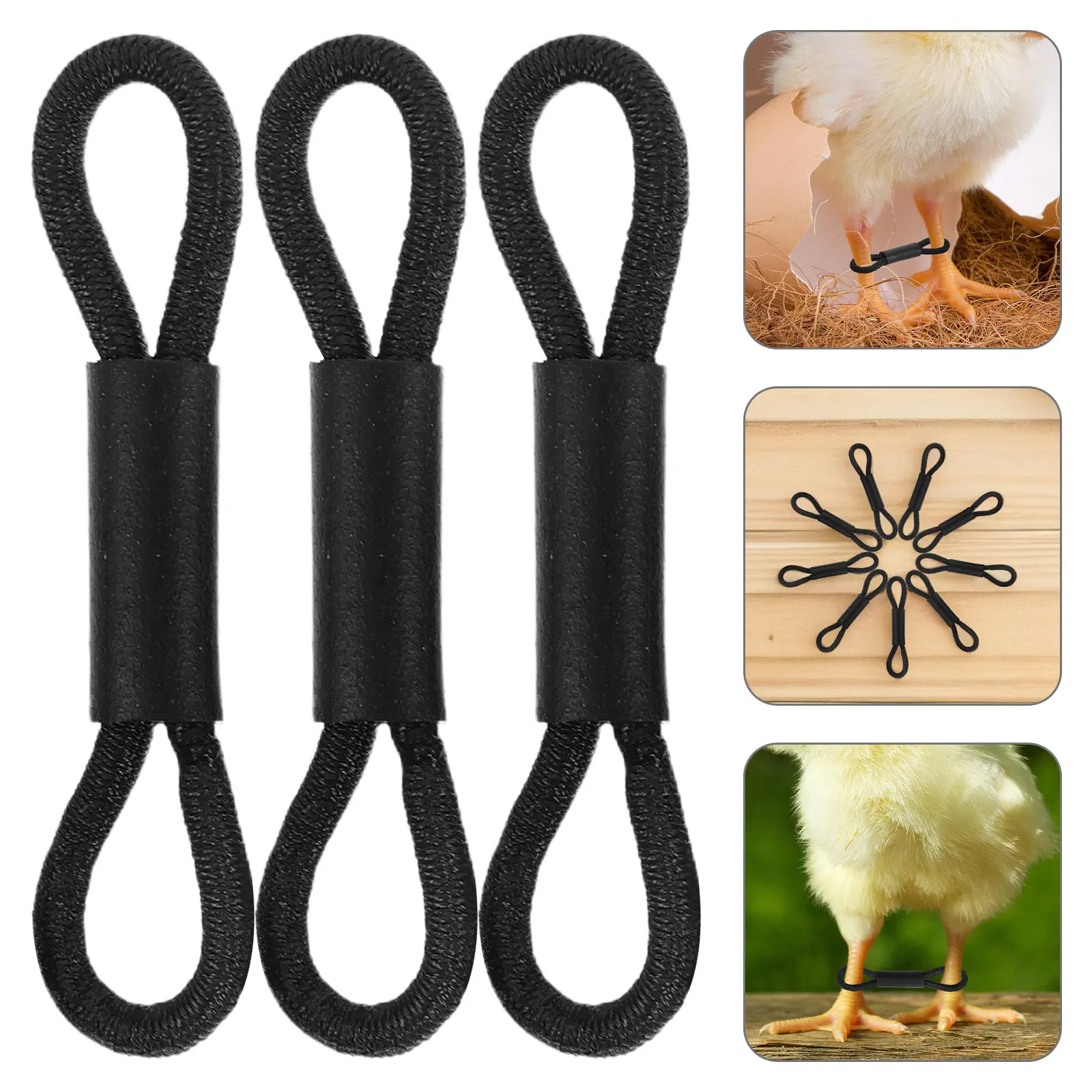 100pcs Chicken Leg Bands For Chicks Quail Ducks Splayed Leg Correction ...