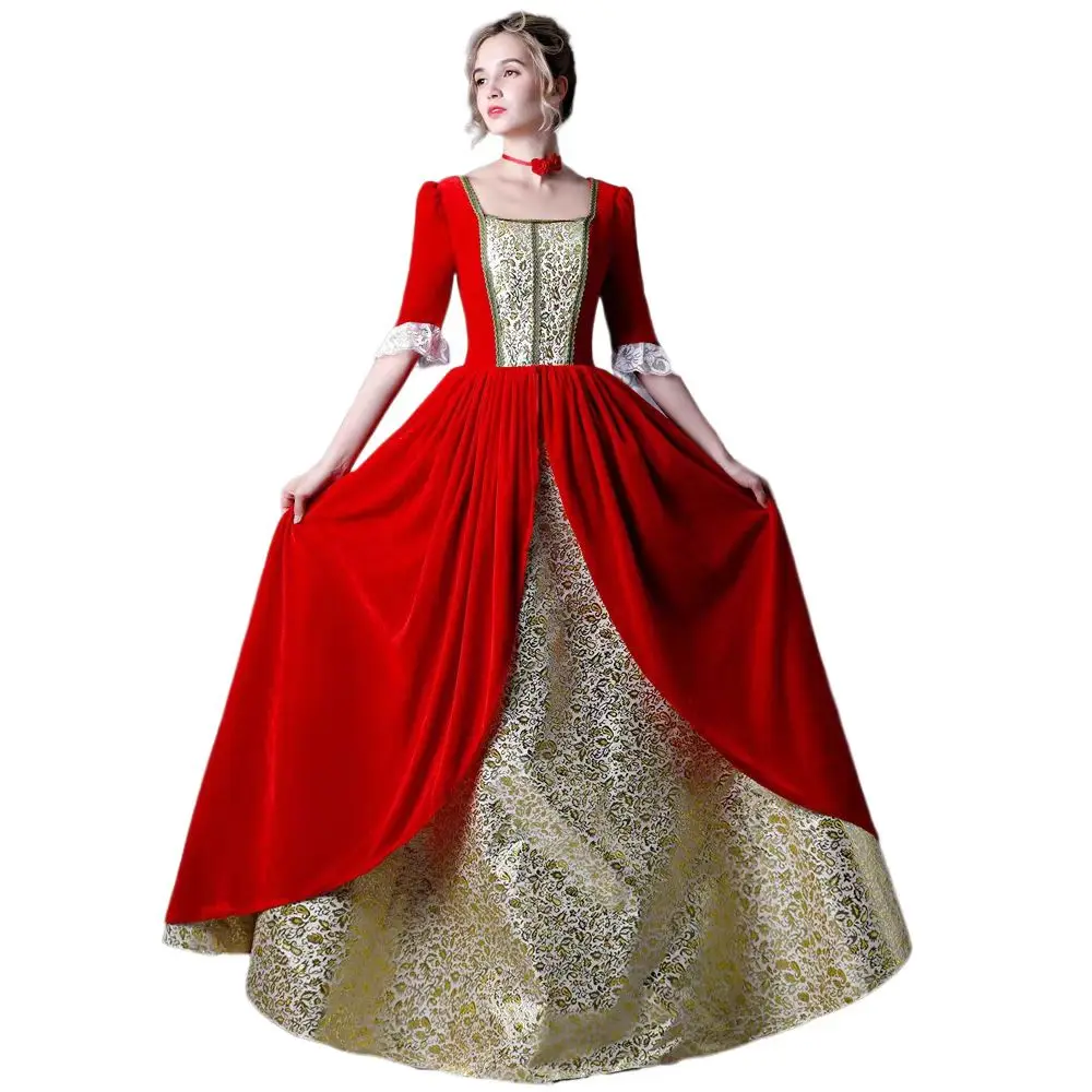KEMAO High-end Court Rococo Baroque Marie Antoinette Ball Gown 18th ...