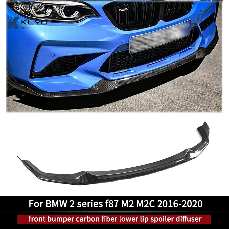 For BMW 2 series M2 M2C f87 2016 2020 real carbon fiber front bumper ...