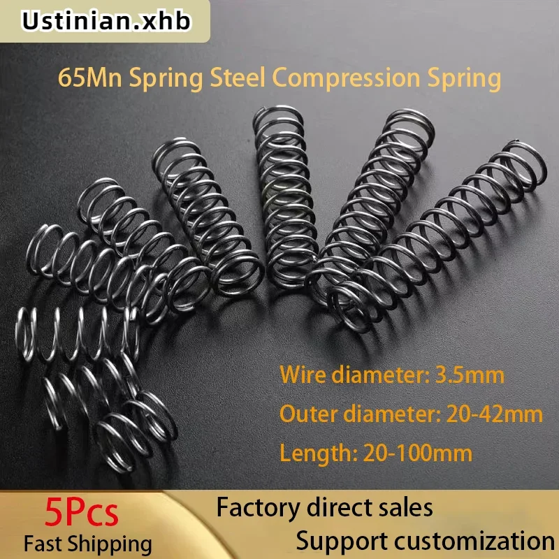 65Mn-Spring-Steel-Return-Compression-Spring-Wire-Diameter-3-5mm ...