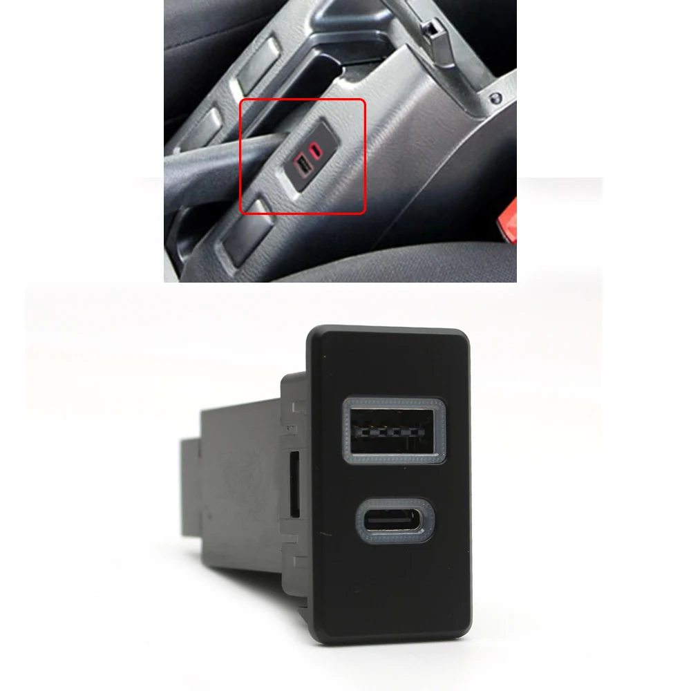 Adaptador de cargador de coche para Nissan Paladin, puerto Dual de ...