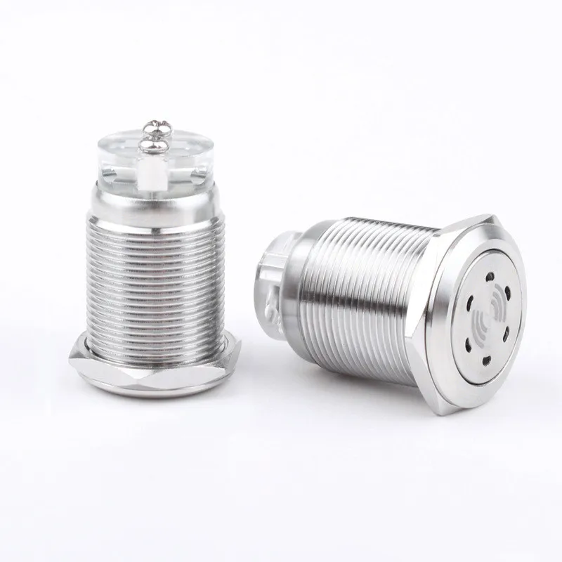 Metal Buzzer 12V 24V Transparent Base Acousto-optic Integrated Metal ...