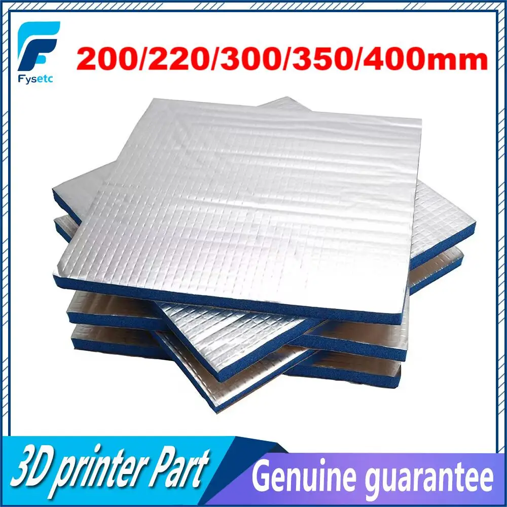 1PC 3D Printer 200/220/300/400mm 10mm Heat Insulation Cotton Blue Thick ...