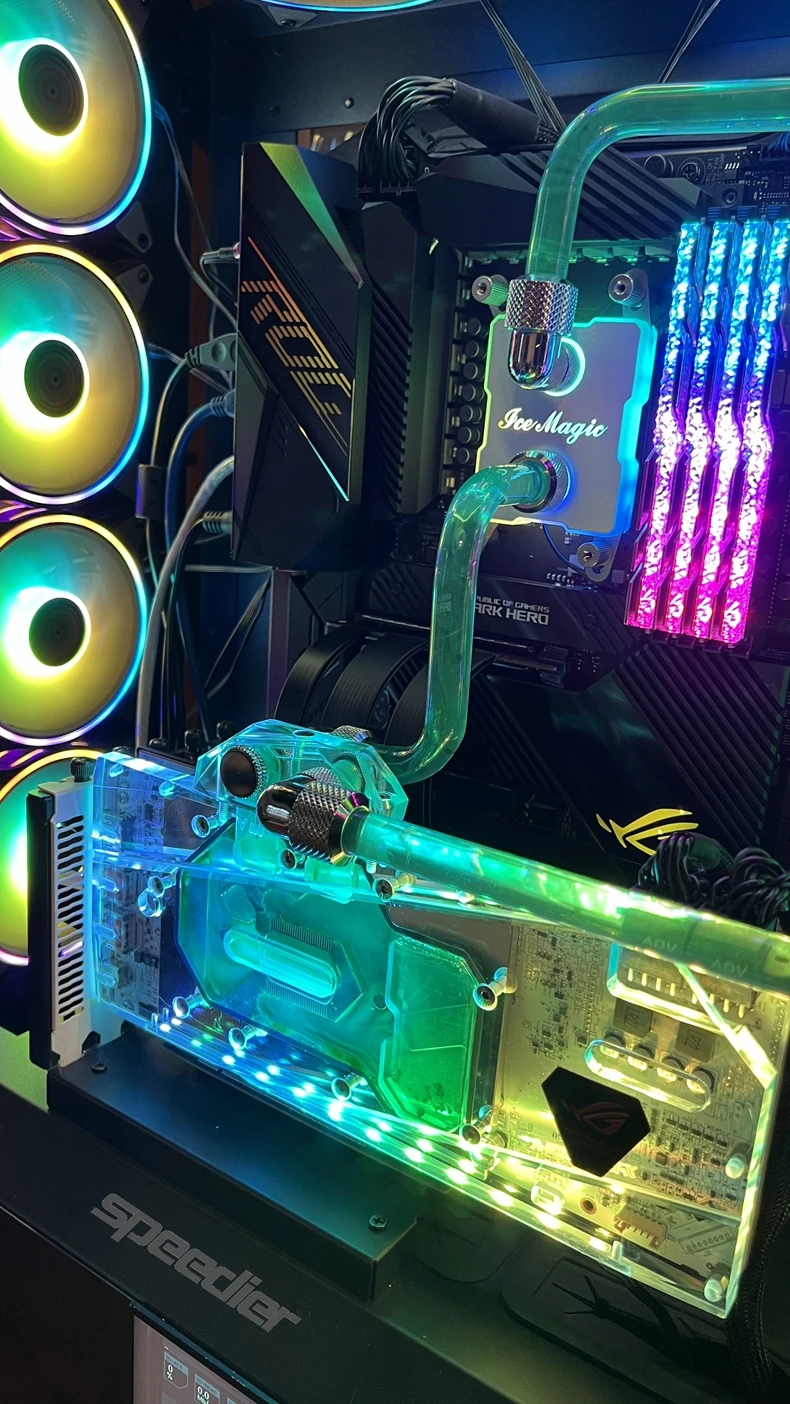 Двойной обратный PCI-E 5,0x16 Высокоскоростной Переходник для ...