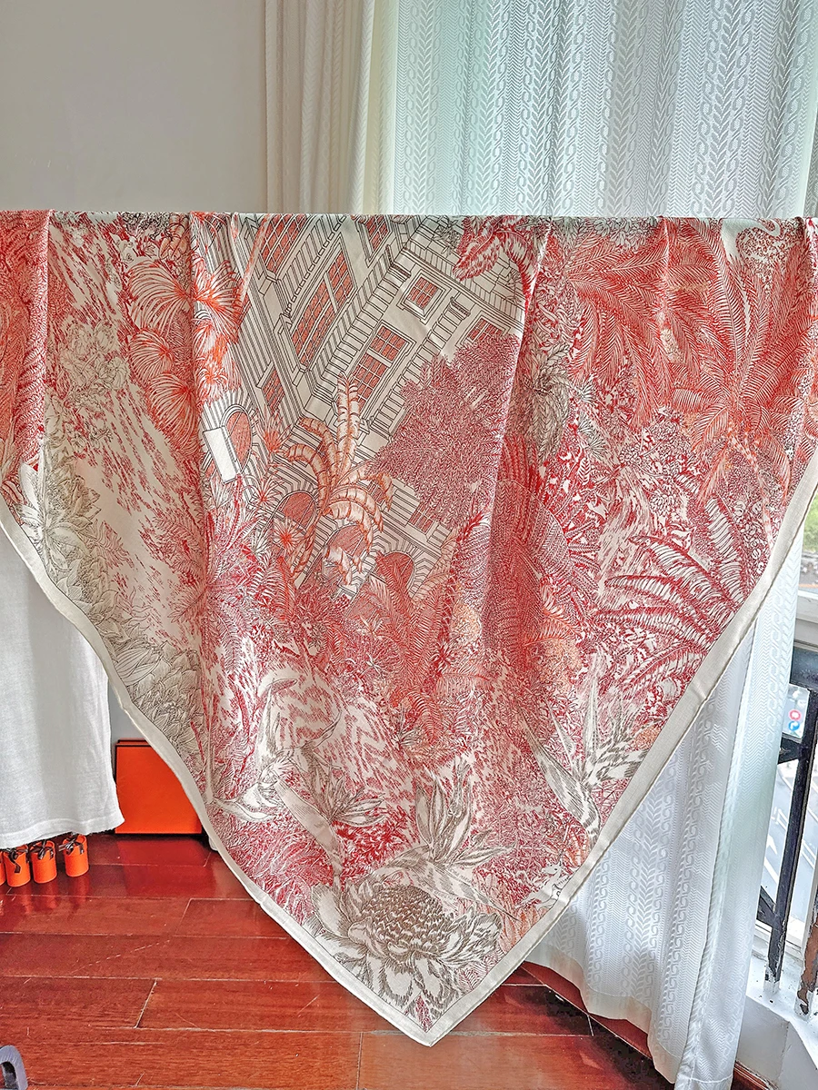 2023 New Arrival Autumn Winter 140 140 Cm Scarf 70 Cashmere 30 Silk