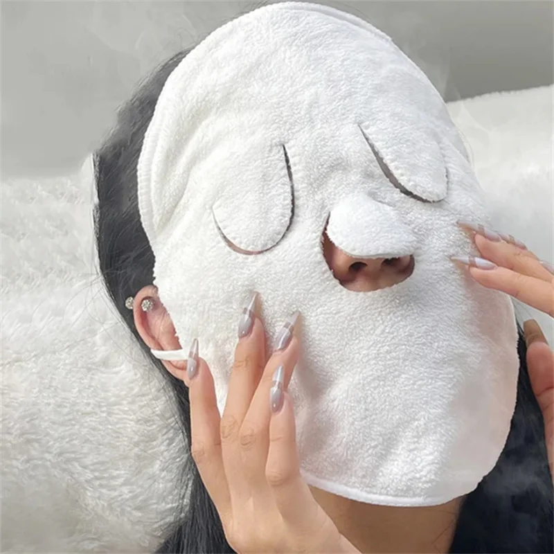 1PC-Cotton-Skin-Care-Mask-Hot-Compress-Towel-Wet-Compress-Steamed-Face ...