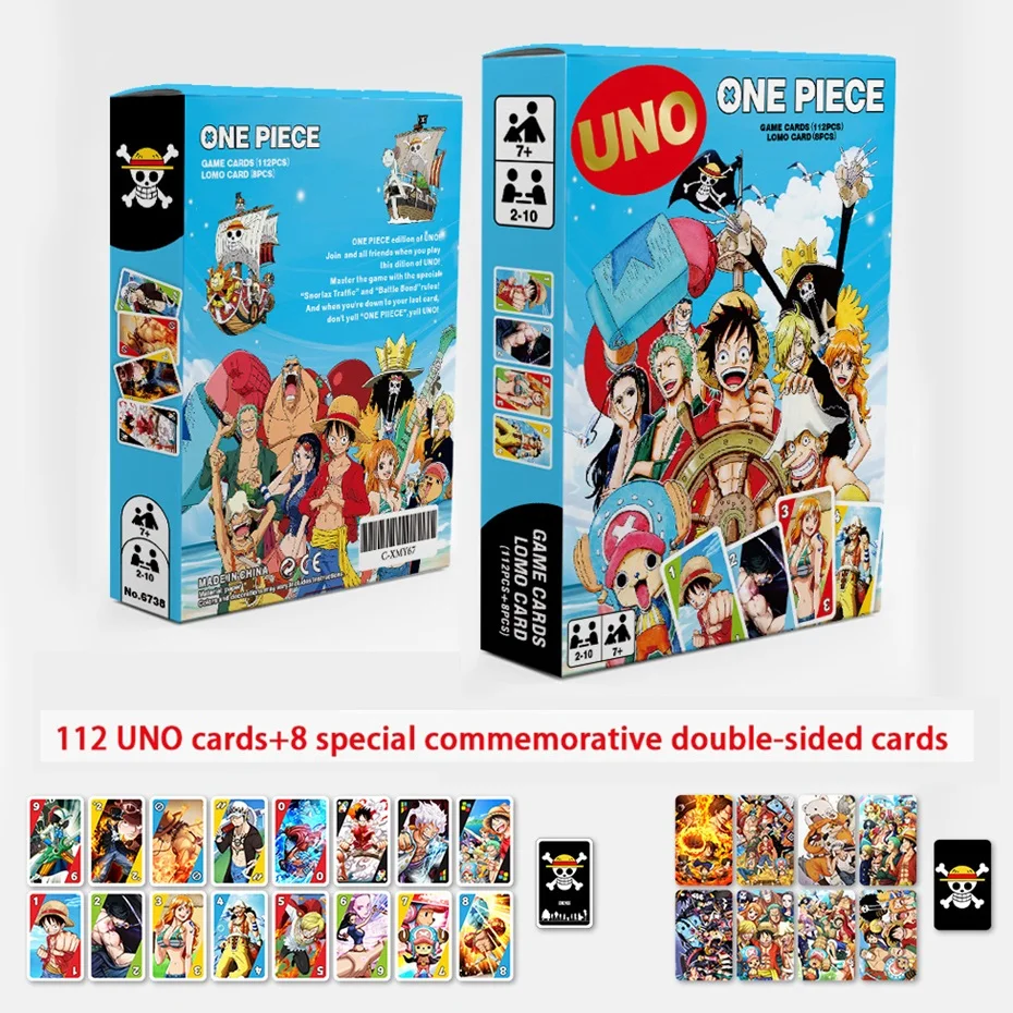 UNO-One-Piece-NARUTO-Spell-Battle-chainsavman-juego-de-cartas-para ...