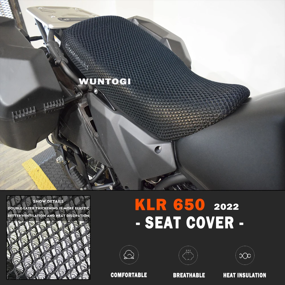 Motorcycle-Seat-Cover-for-Kawasaki-KLR-650-KLR650-2021-2023-Seat-Covers ...