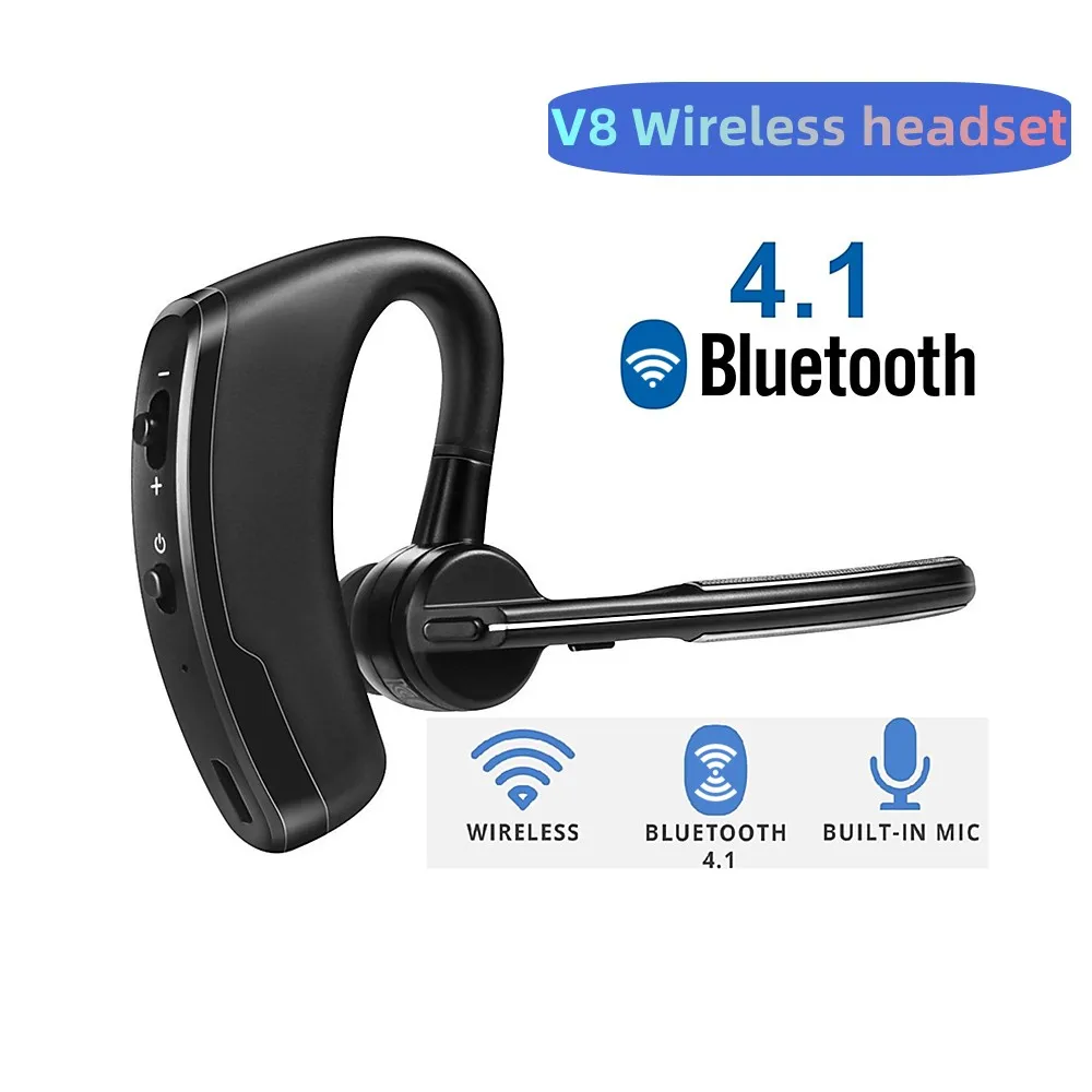 V8-Bluetooth-Headset-Hearing-Aid-Hands-free-wireless-headset-Business-headset-HD-calling-stereo ...