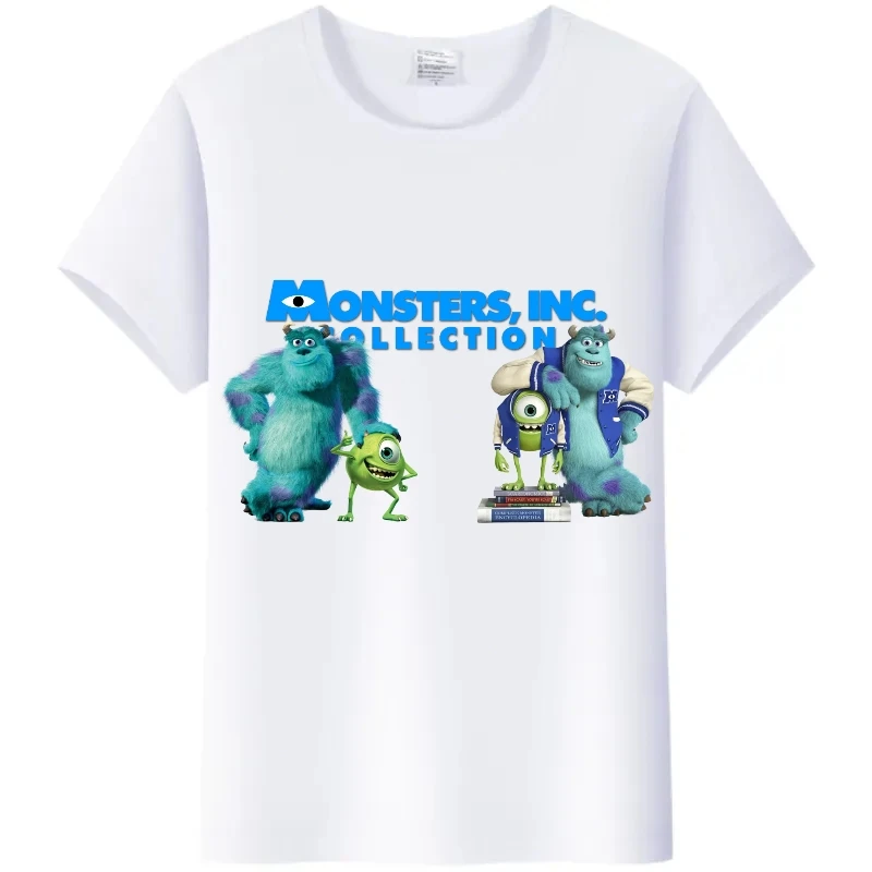 Kawaii-Disney-Monsters-Inc-Women-T-Shirt-White-Female-TShirt-Short ...