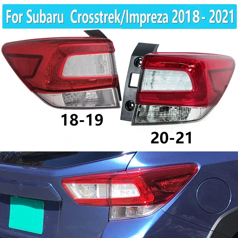 For-Subaru-Crosstrek-Impreza-2018-2021-LED-Car-Tail-Lights-Assembly ...