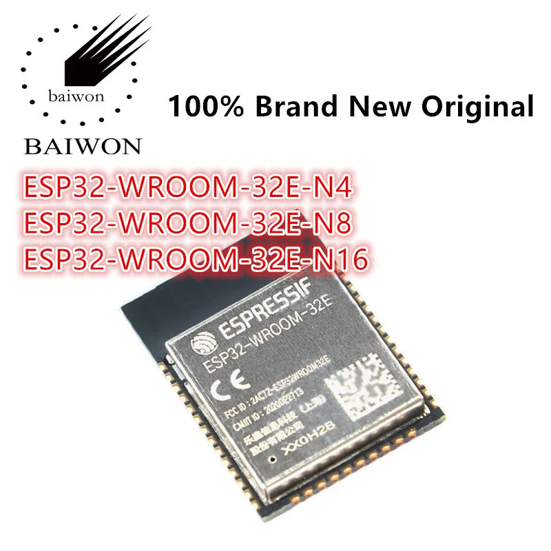 100 New Original Esp32 Wroom 32e Series Esp32 Wroom 32e N4 Esp32 Wroom 32e N8 Esp32 Wroom 32e
