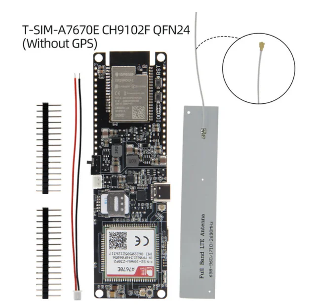 T-SIM A7670E/SA R2 Wireless Module ESP32 Chip 4G LTE CAT1 MCU32 ...