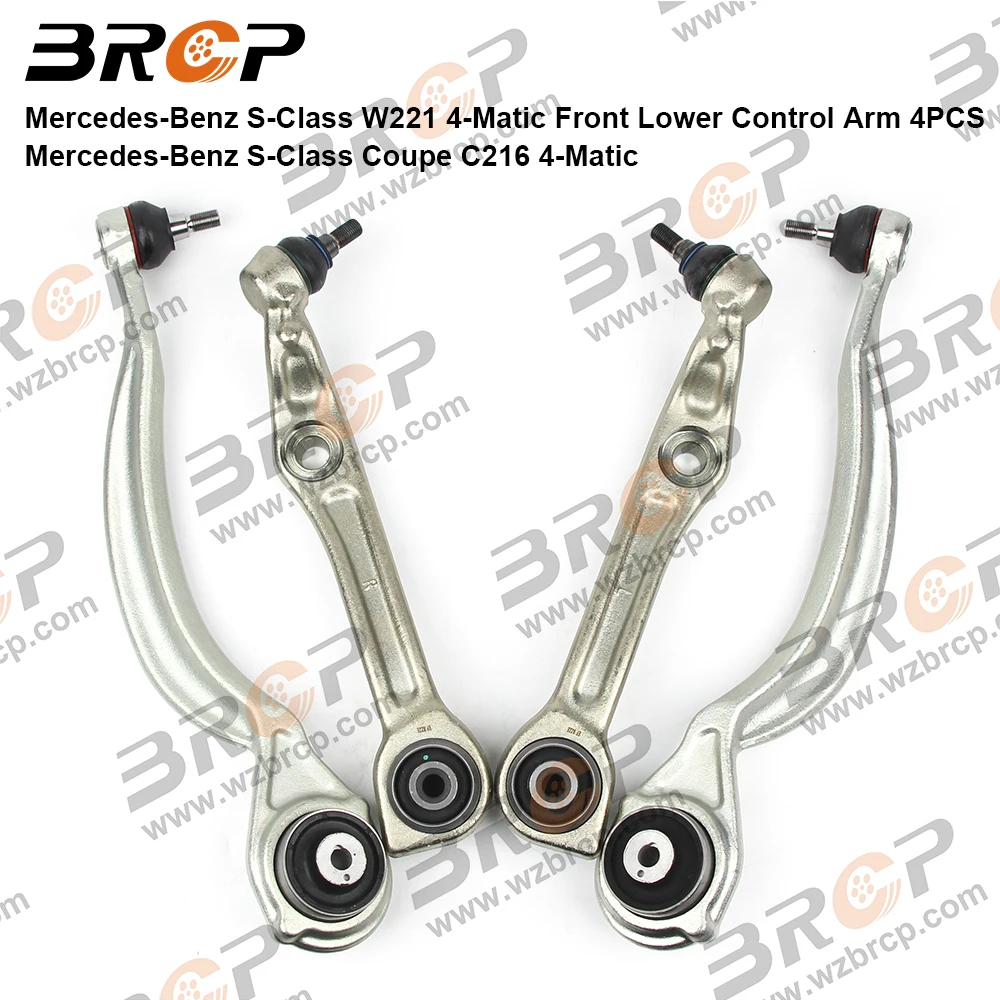 BRCP-4-Pieces-Front-Lower-Suspension-Control-Arm-Kits-For-Mercedes-Benz ...