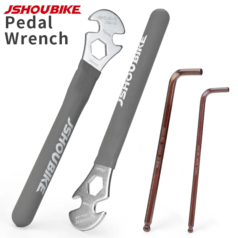 JSHOUBIKE 6/8/15mm bicycle pedal wrench Allen wrench sturdy durable ...