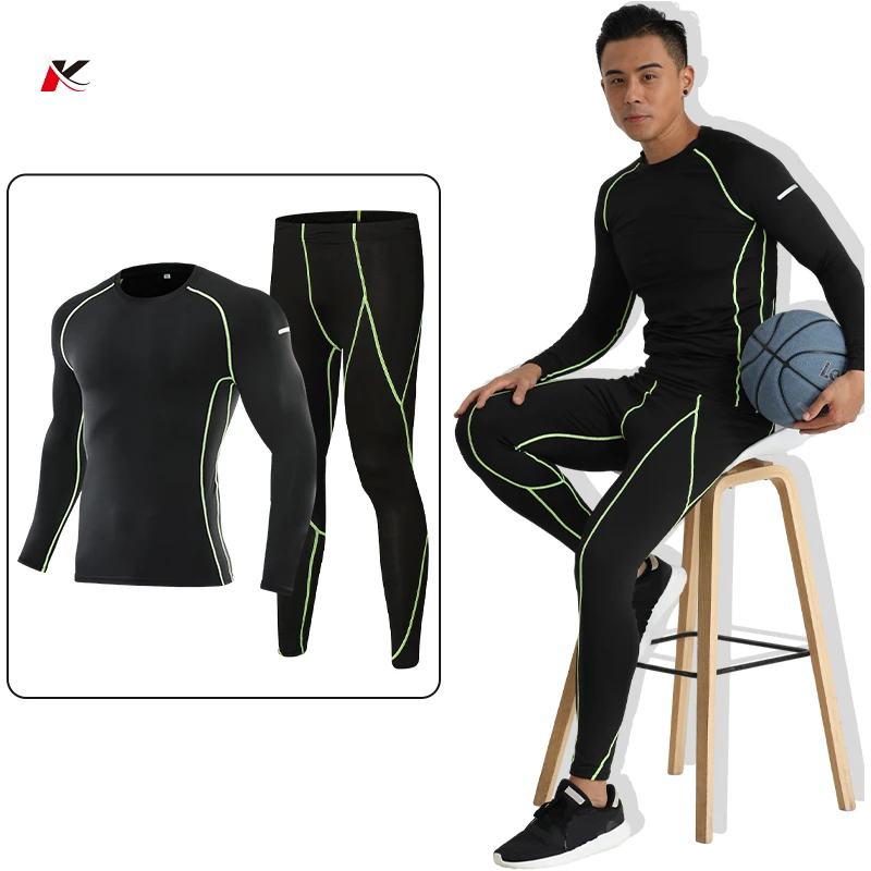 Compression-Sportswear-Men-s-Running-Long-Shirt-Quick-Dry-Gym-Sport-Top ...