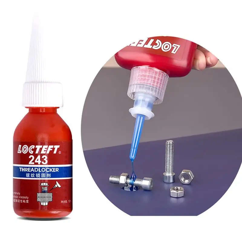 10ml Threadlocker LOCTEFT 222 242 243 262 263 271 272 277 290 Blue ...