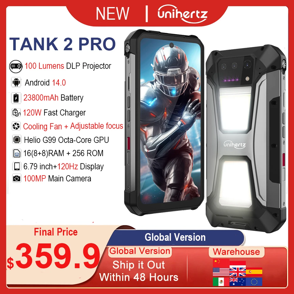 Unihertz-Smartphone-tank-2-Pro-8849-t-l-phone-portable-robuste-avec ...