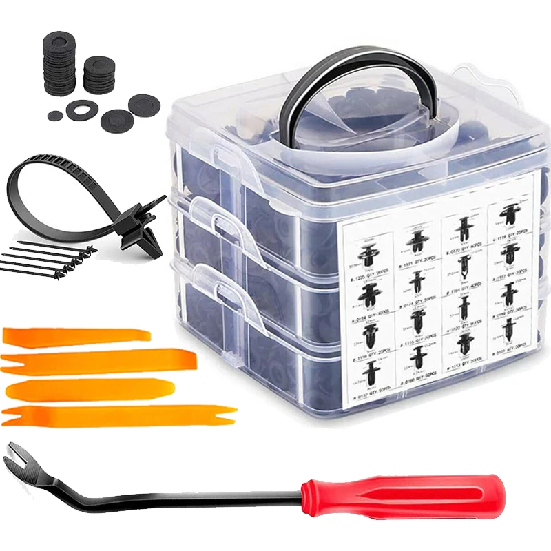 Auto Plastic Fastener Clip Automotive Bumper Retainer Clips Car Plastic ...