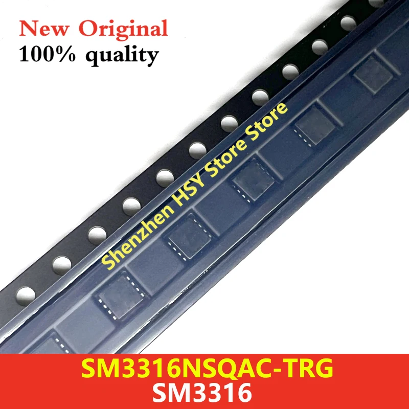 (5-10piece) 100% New SM3316NSQAC-TRG SM3316NSQAC SM3316 3316 QFN-8 ...