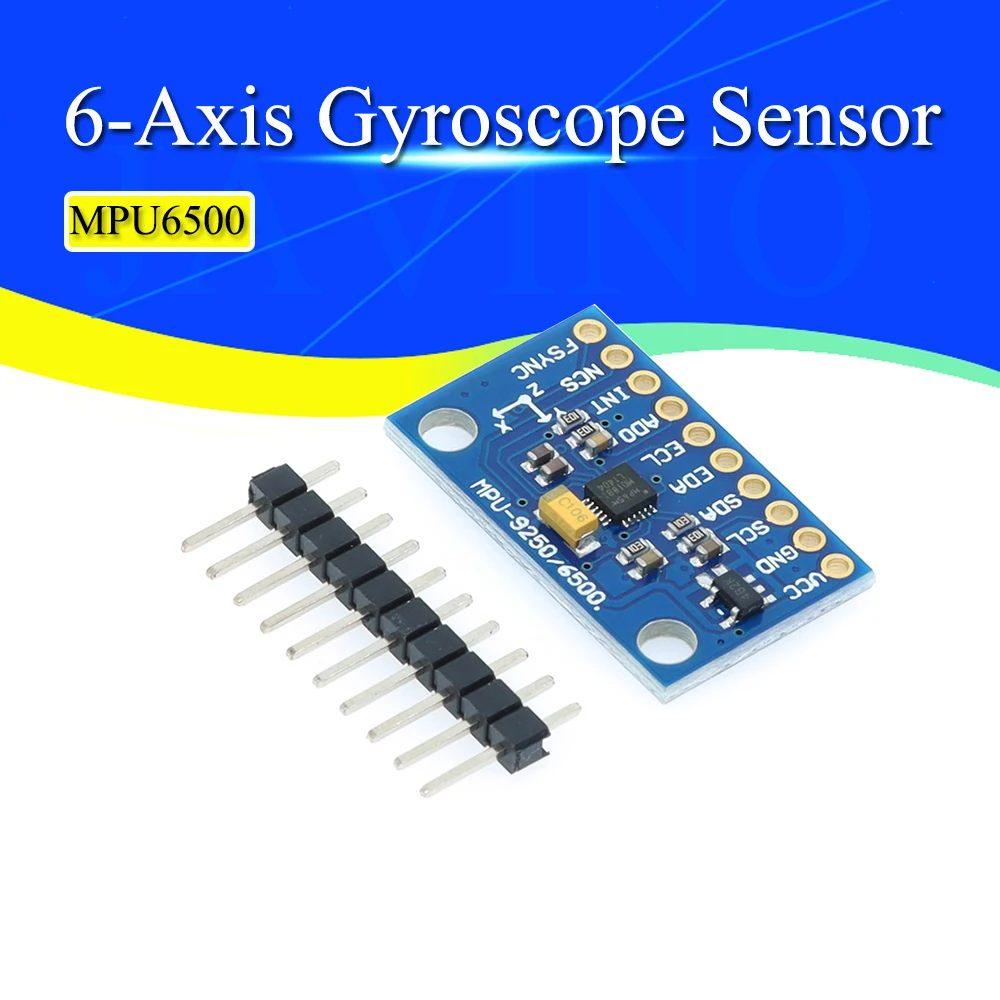 IIC-I2C-SPI-MPU6500-MPU-6500-6-Axis-Gyroscope-Accelerometer-Sensor ...