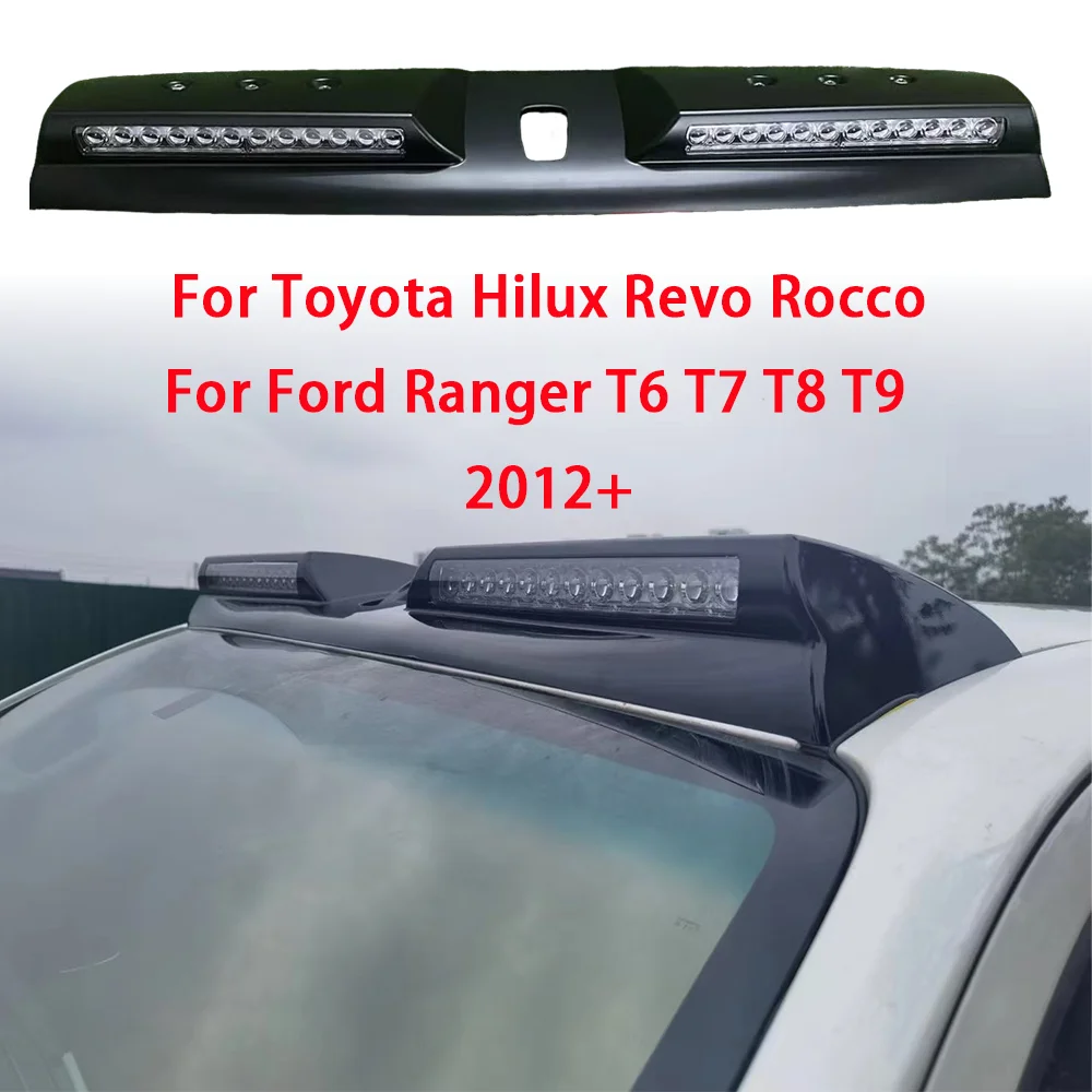 Roof Led Bar Fit For Toyota Hilux Revo Rocco Ford Ranger T6 T7 T8 T9 ...
