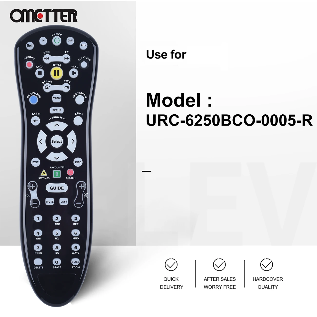 GENUINE FRONTIER Uverse Infra Red MXV4 IR Universal Remote, 59% OFF