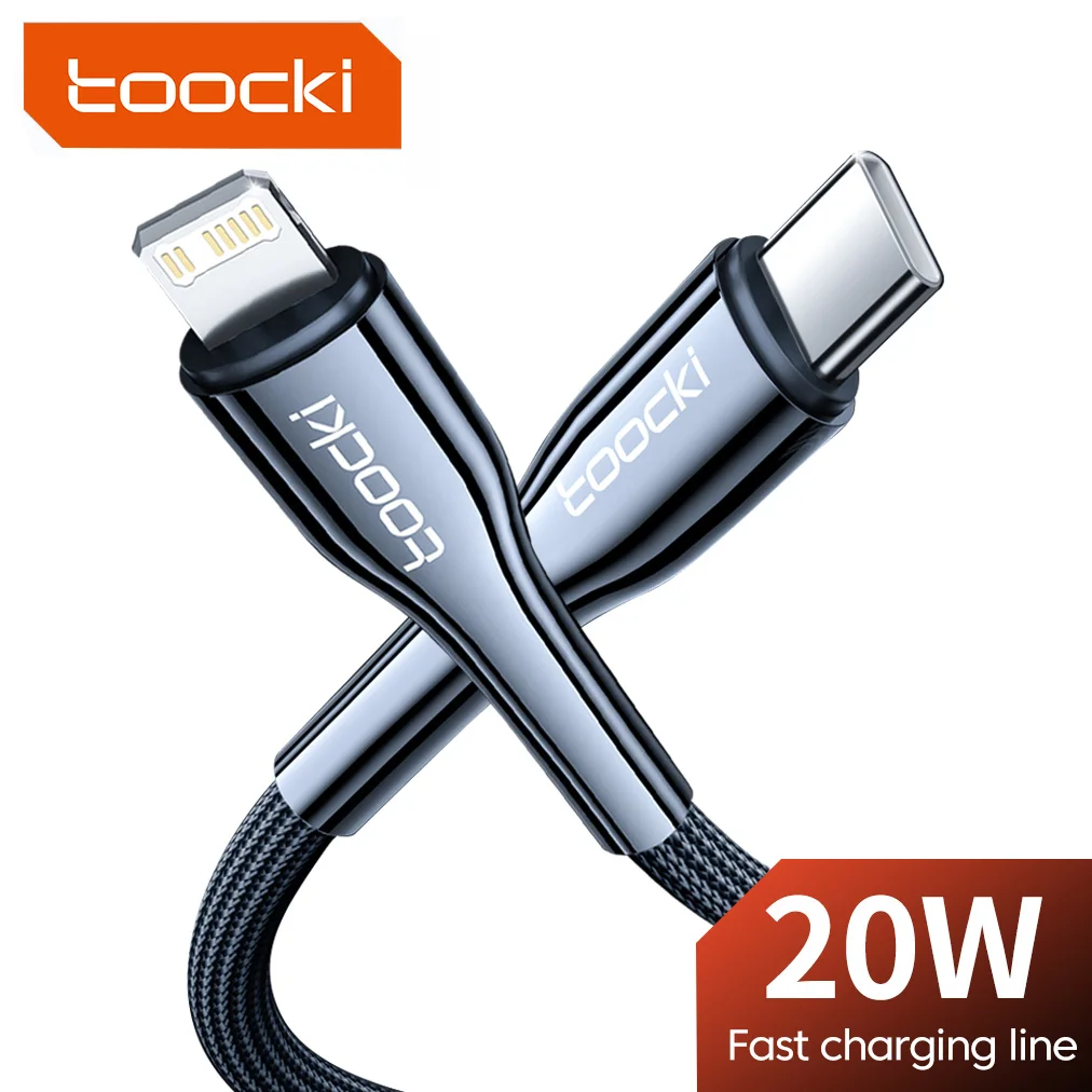Toocki 20w pd usb c cabo para iphone 14 13 12 pro max carregador de ...