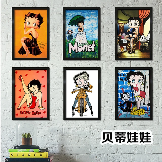 Betty Boop Framed Art