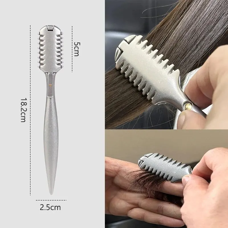 Professional-Double-Side-Thinning-Razor-Zinc-Alloy-Barber-Manual ...