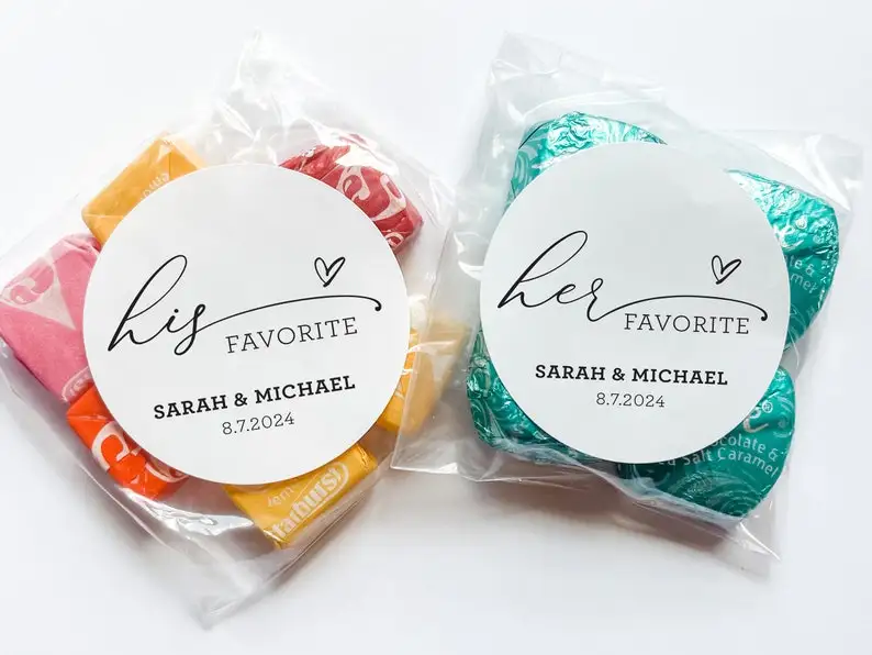 His-and-Her-Favorite-Favor-Stickers-Wedding-Favor-Wedding-Favor-Sticker ...