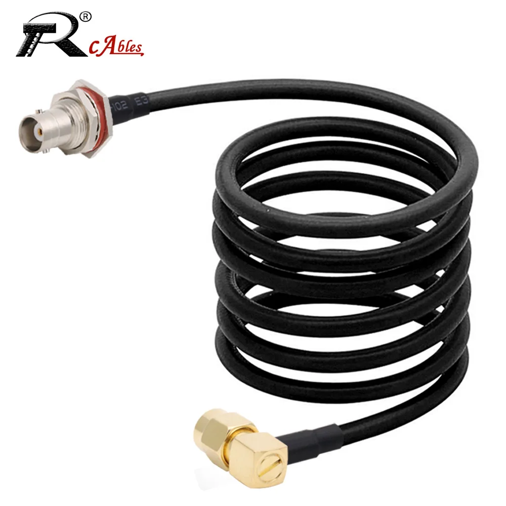 RG58-Cable-BNC-Male-to-SMA-Male-Plug-RG-58-50-Ohm-RF-Extension-Cable ...
