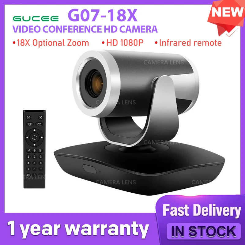 GUCEE-G07-18X-VIDEO-CONFERENCE-HD-CAMERA-18XOptional-Zoom-HD-1080P ...