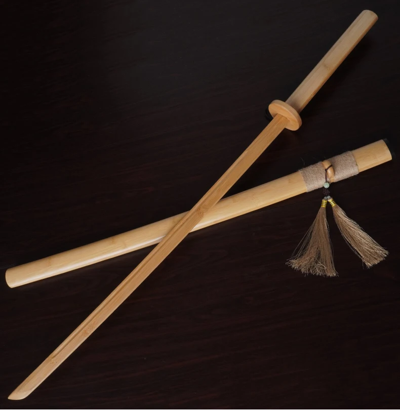 100cm-Aikido-Wooden-Sword-Samurai-Sword-Katana-Suburito-Bokken-Swords ...
