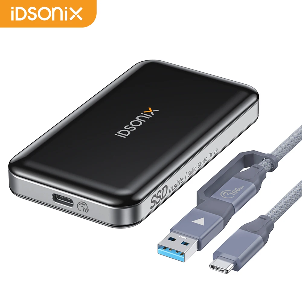 iDsonix Portable SSD USB3.2 1050MB/S External Solid State Drive Type C ...