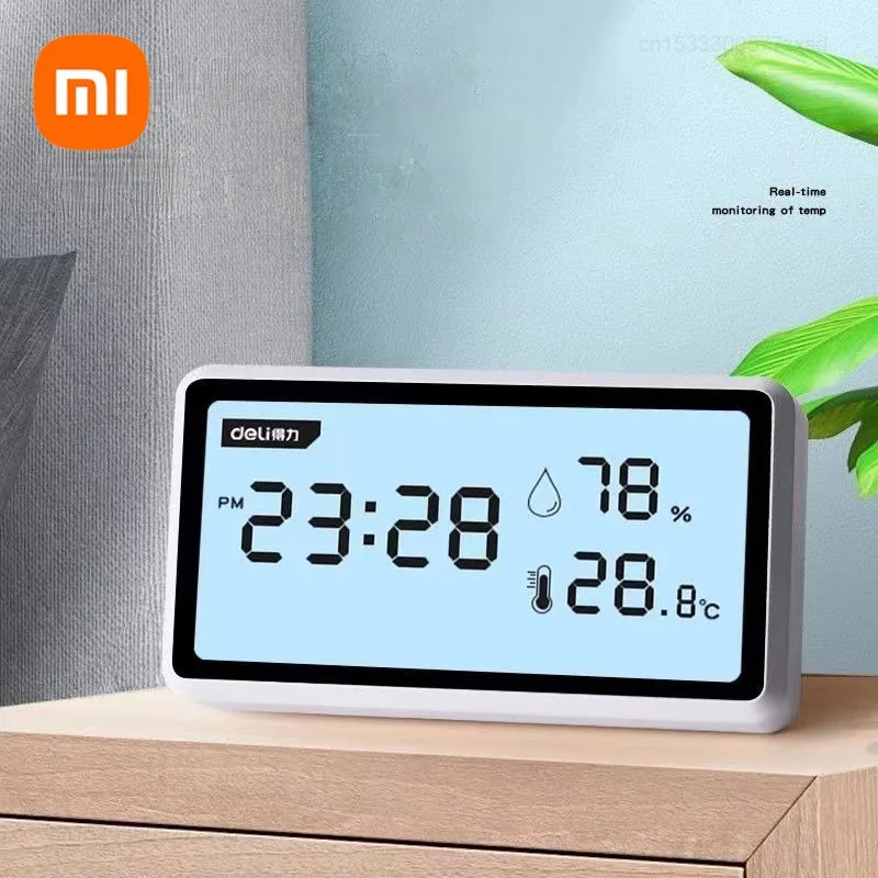 Xiaomi Deli Electronic Thermometer Hygrometer Weather Station High ...