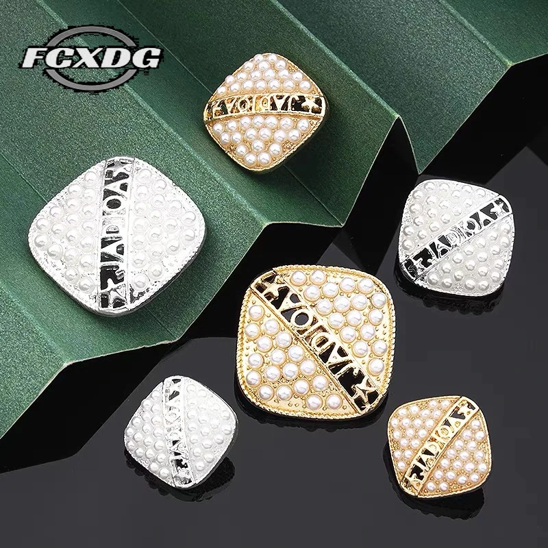 10pcs Luxury Women's Clothing Buttons Sewing Accessories Silver&Golded ...