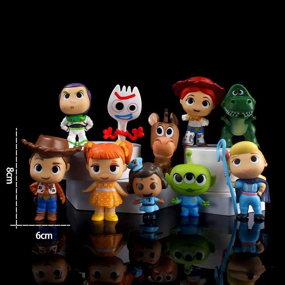 10Pcs-Anime-Toy-Story-Action-Figure-Buzz-Lightyear-Woody-Jessie-Alien ...