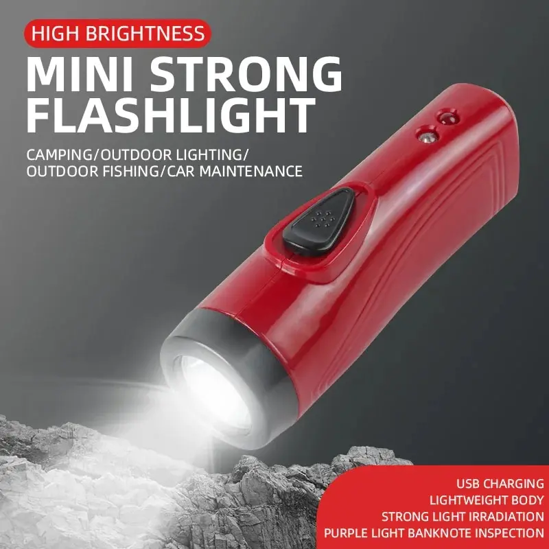 Mini LED Flashlight Super Bright Flashlight Camping Lamp Small ...
