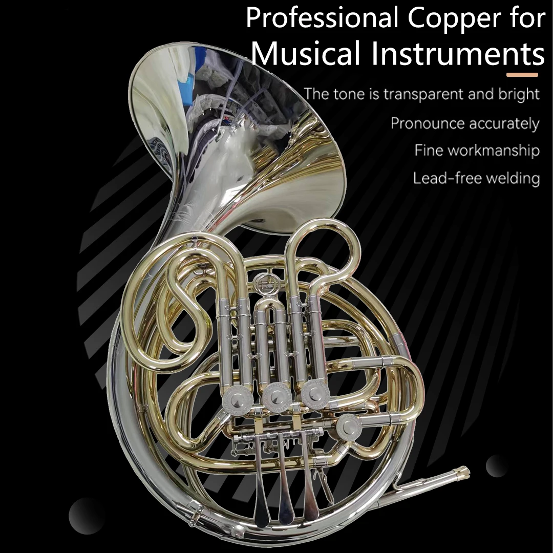 F-Bb-Conn-8D-French-Horn-Musical-Instruments-One-piece-Fixed-Bell ...