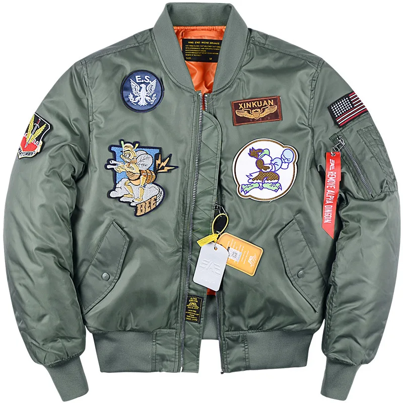 Baru-Alpha-Martin-jaket-Pilot-Bomber-penerbangan-musim-dingin-jaket ...