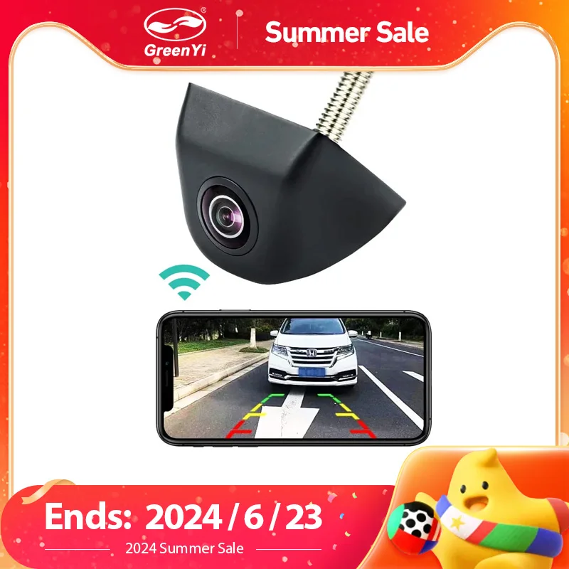 GreenYi-HD-720P-170-Fisheye-Universal-Wireless-5G-WiFi-Car-DVR-Recorder ...