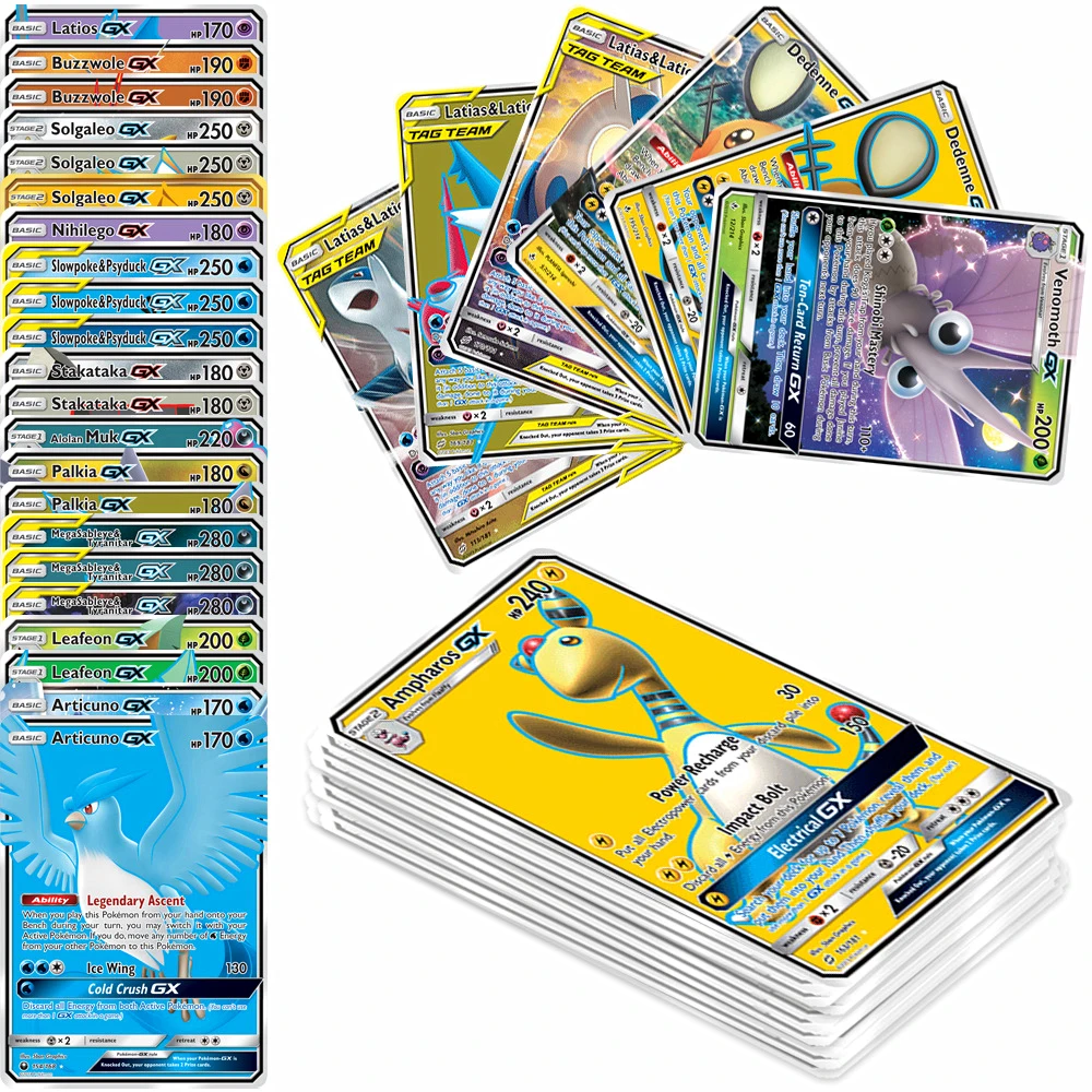 60pcs-English-Pokemon-Cards-EX-GX-MEGA-VMAX-V-VSTA-Pikachu-Flamethrower ...
