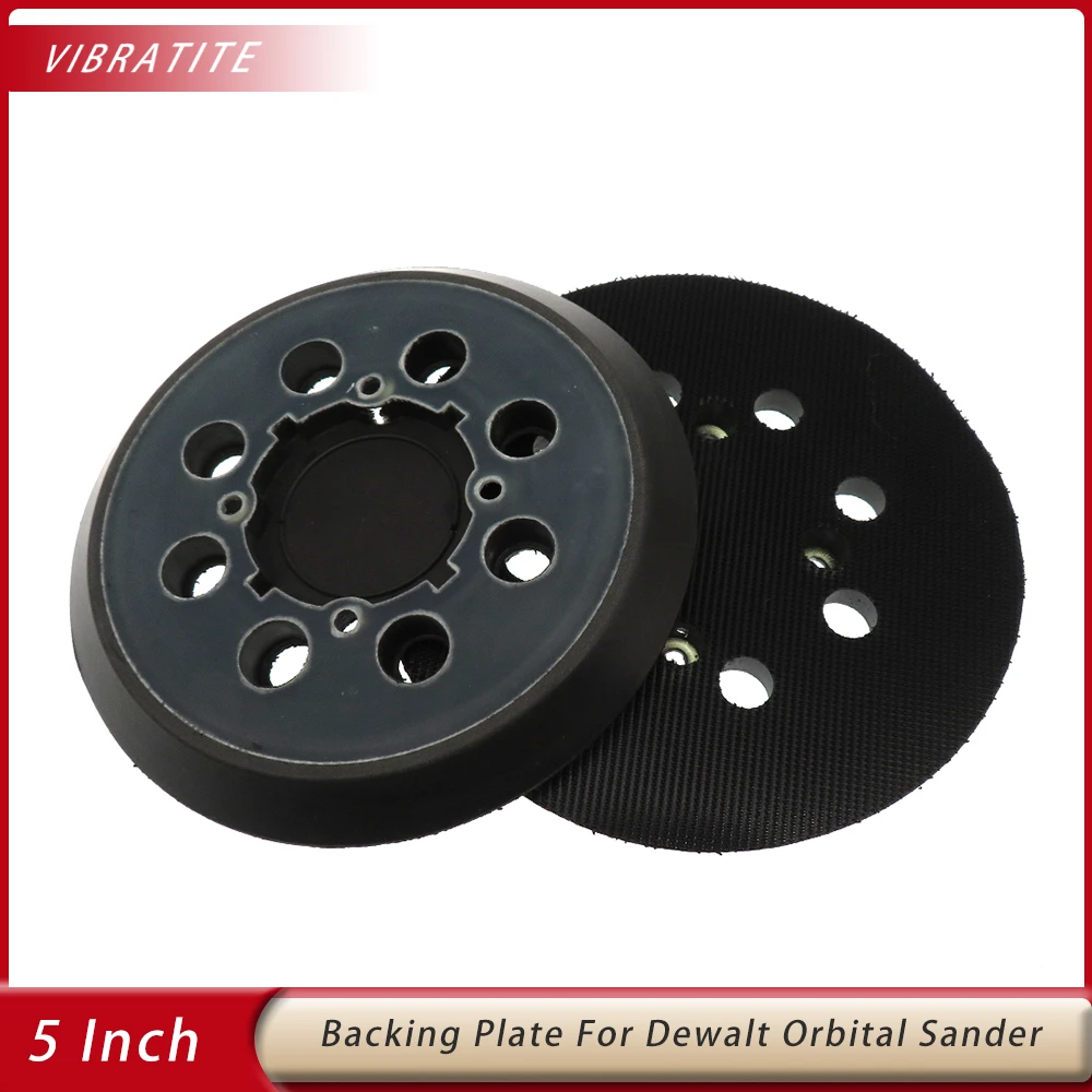 5 Inch 125mm 8 Hole Backup Sanding Pad Hook and Loop Polishing Backing ...